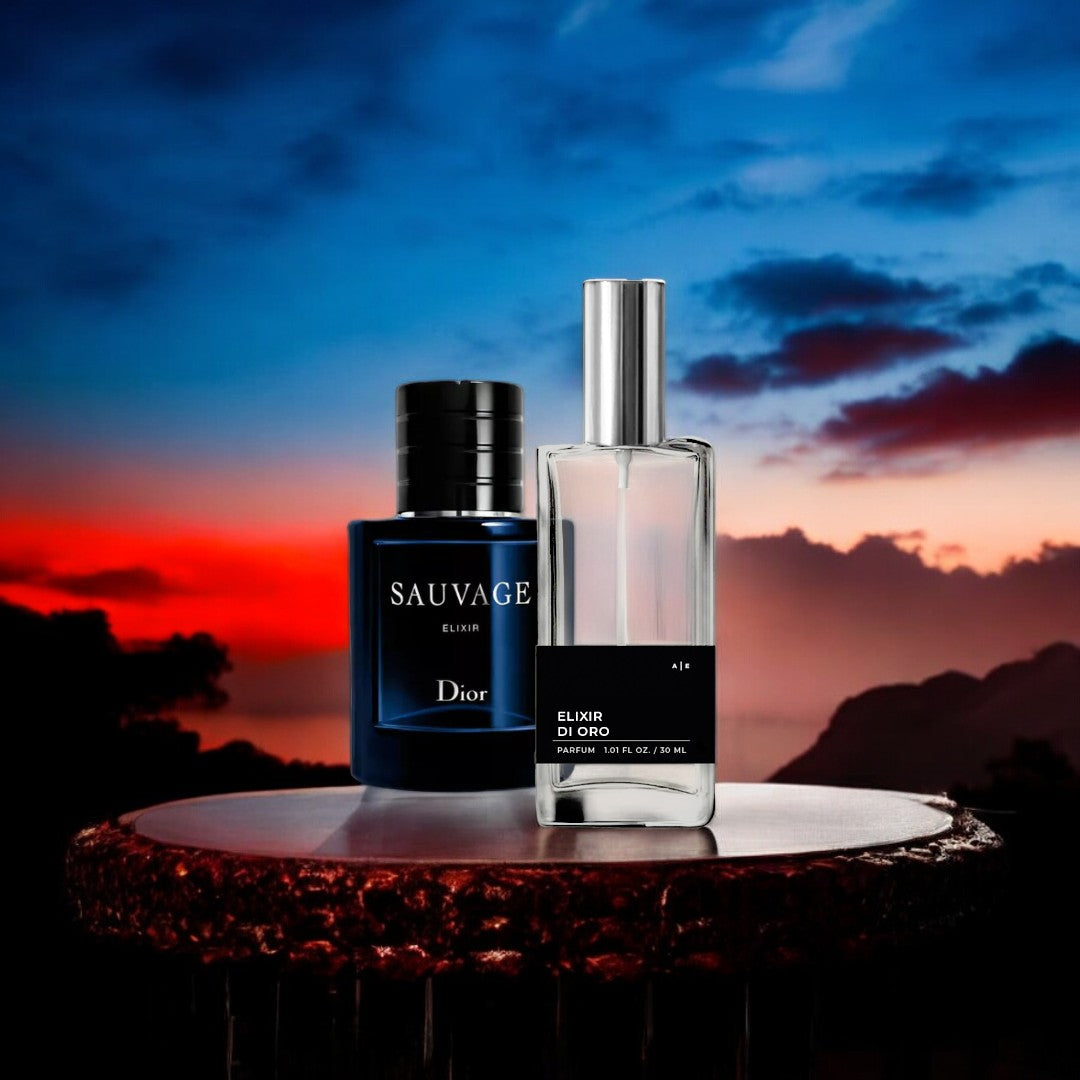 Elixir Di Oro (Sauvage Elixir Dior) – Aroma Espejo